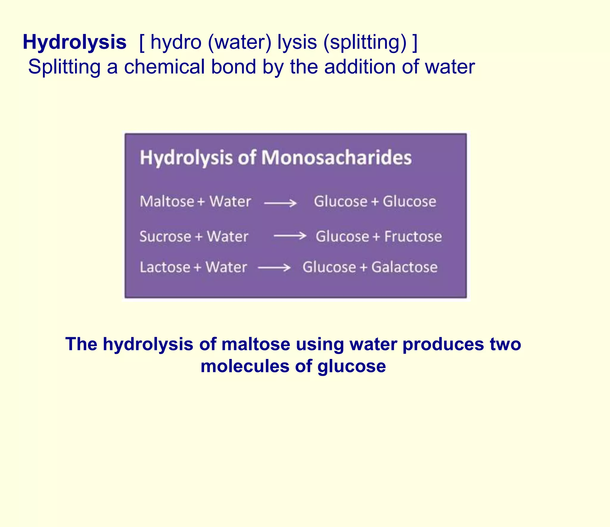 Condensation hydrolysis | PPTX