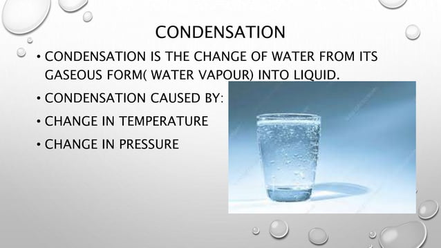 Condensation ppt | PPTX