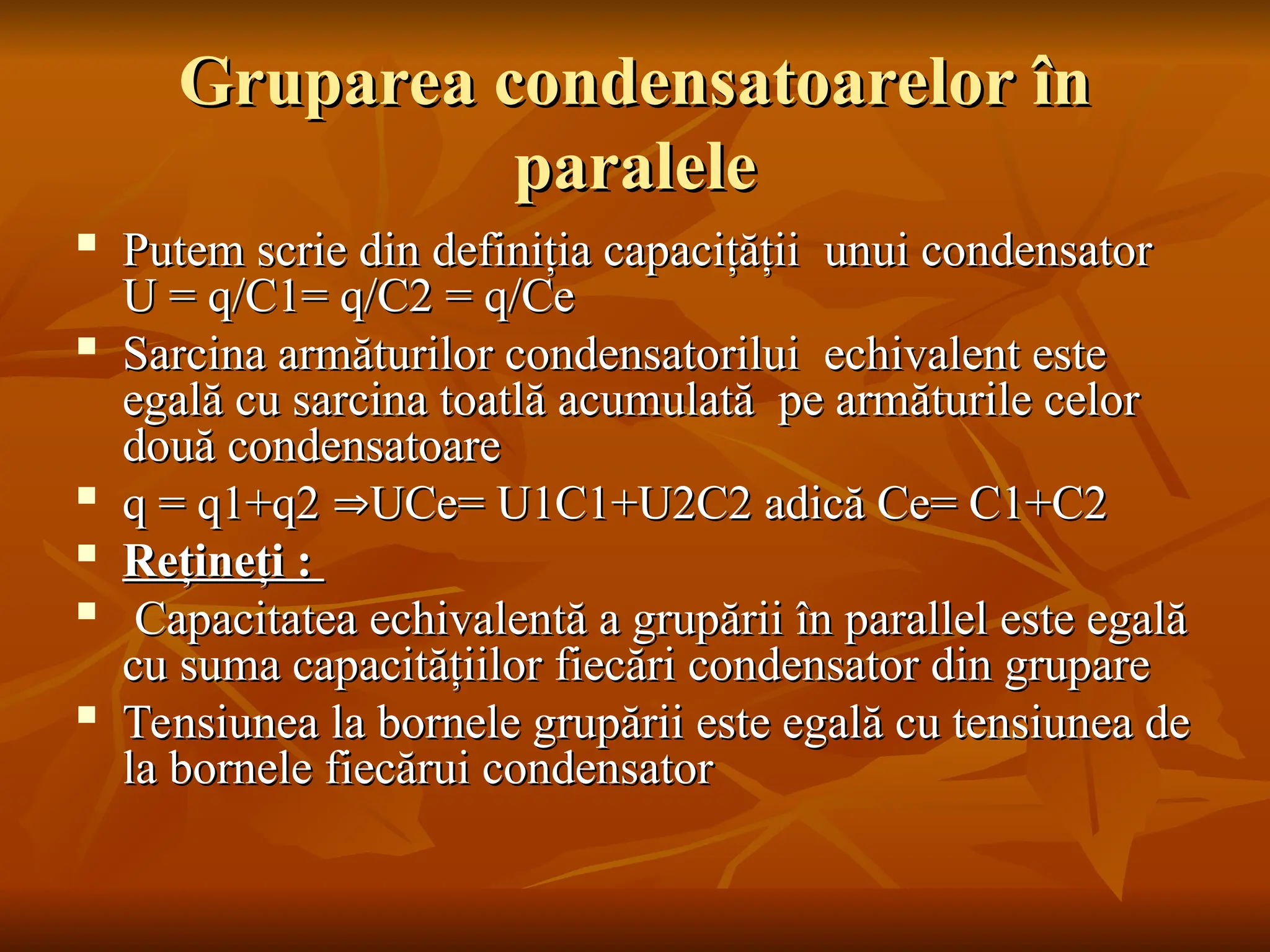 condensatorul electric prezentare powerpoint.ppt