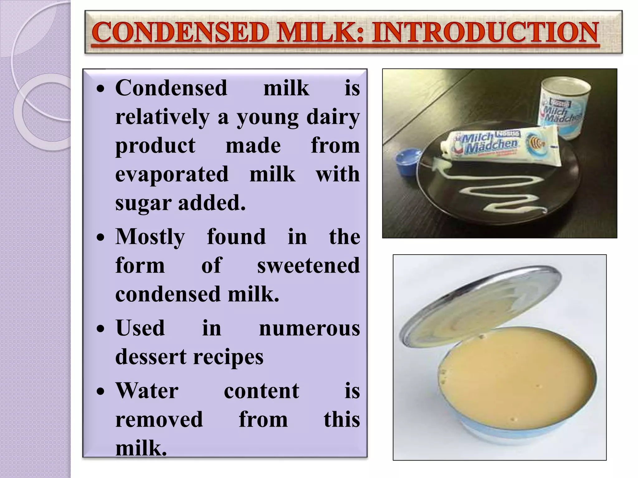 Condensed milk | PPTX