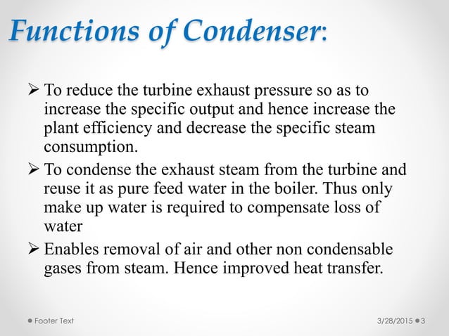 Steam Condensers | PPTX