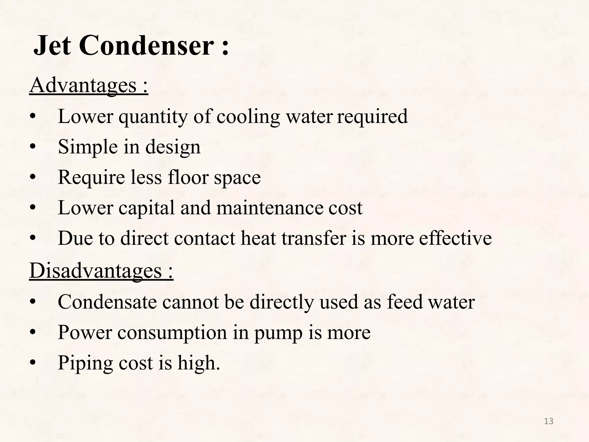Condenser and cooling tower | PPTX