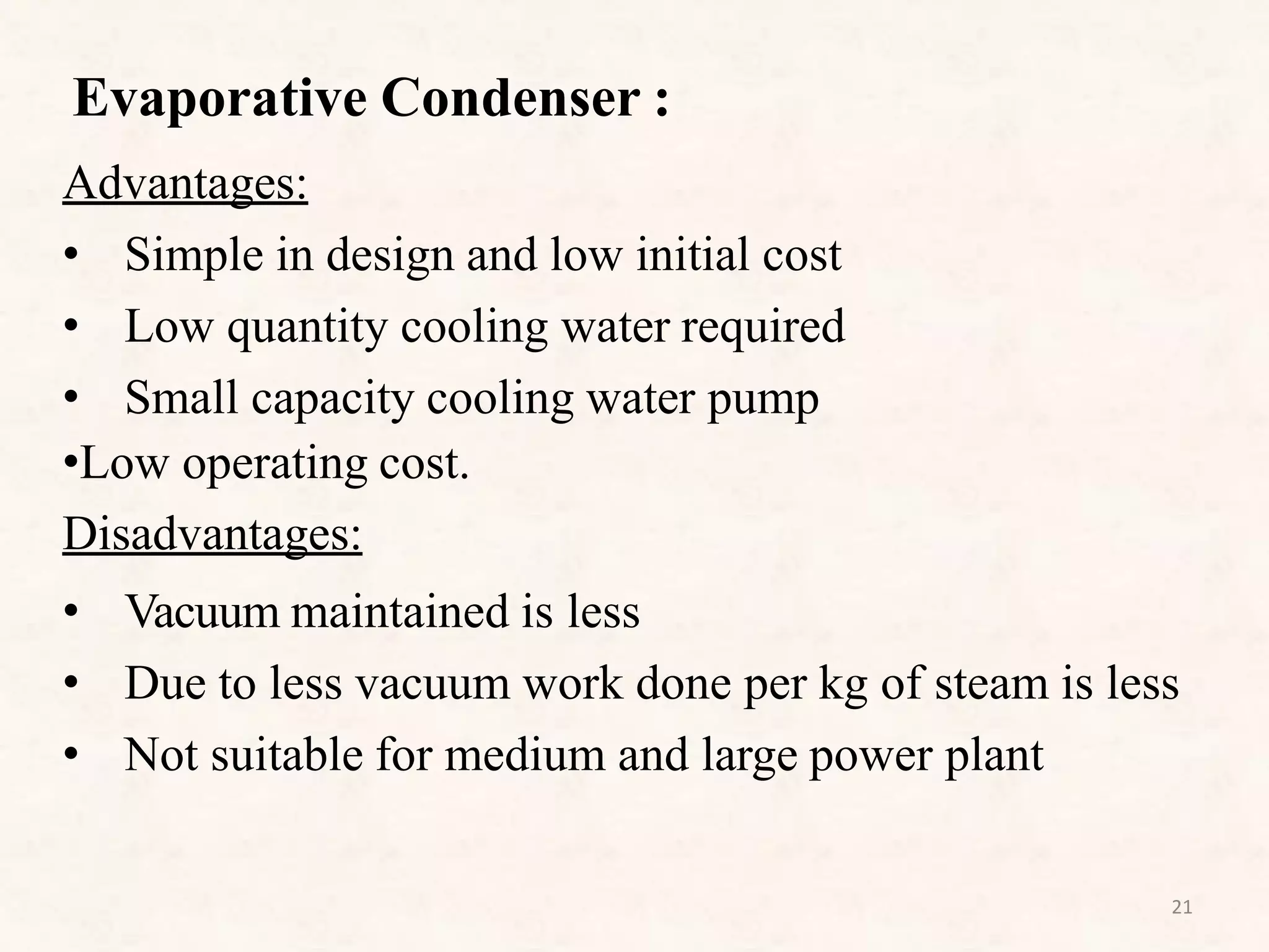 Condenser and cooling tower | PPTX