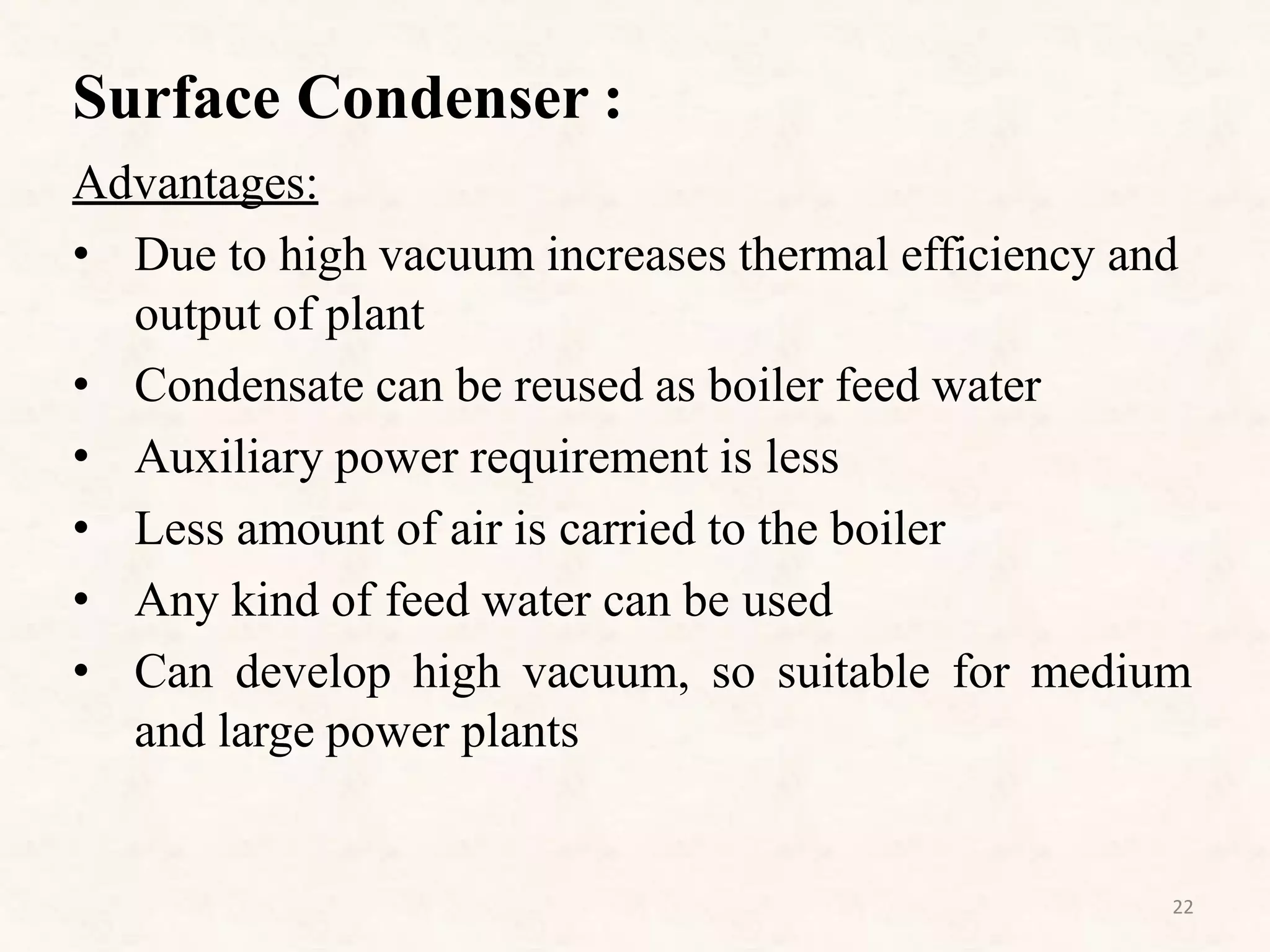 Condenser and cooling tower | PPTX