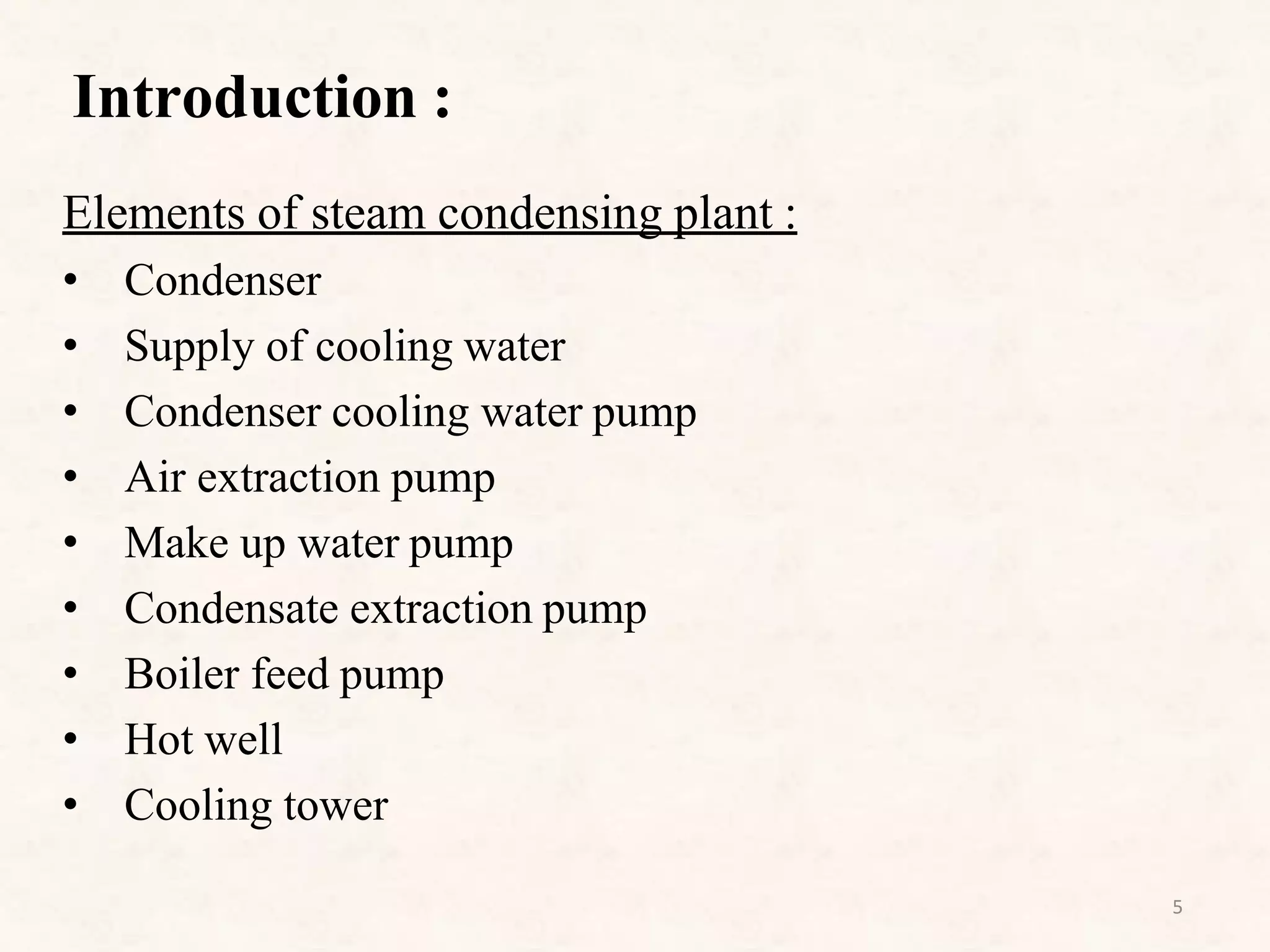 Condenser and cooling tower | PPTX
