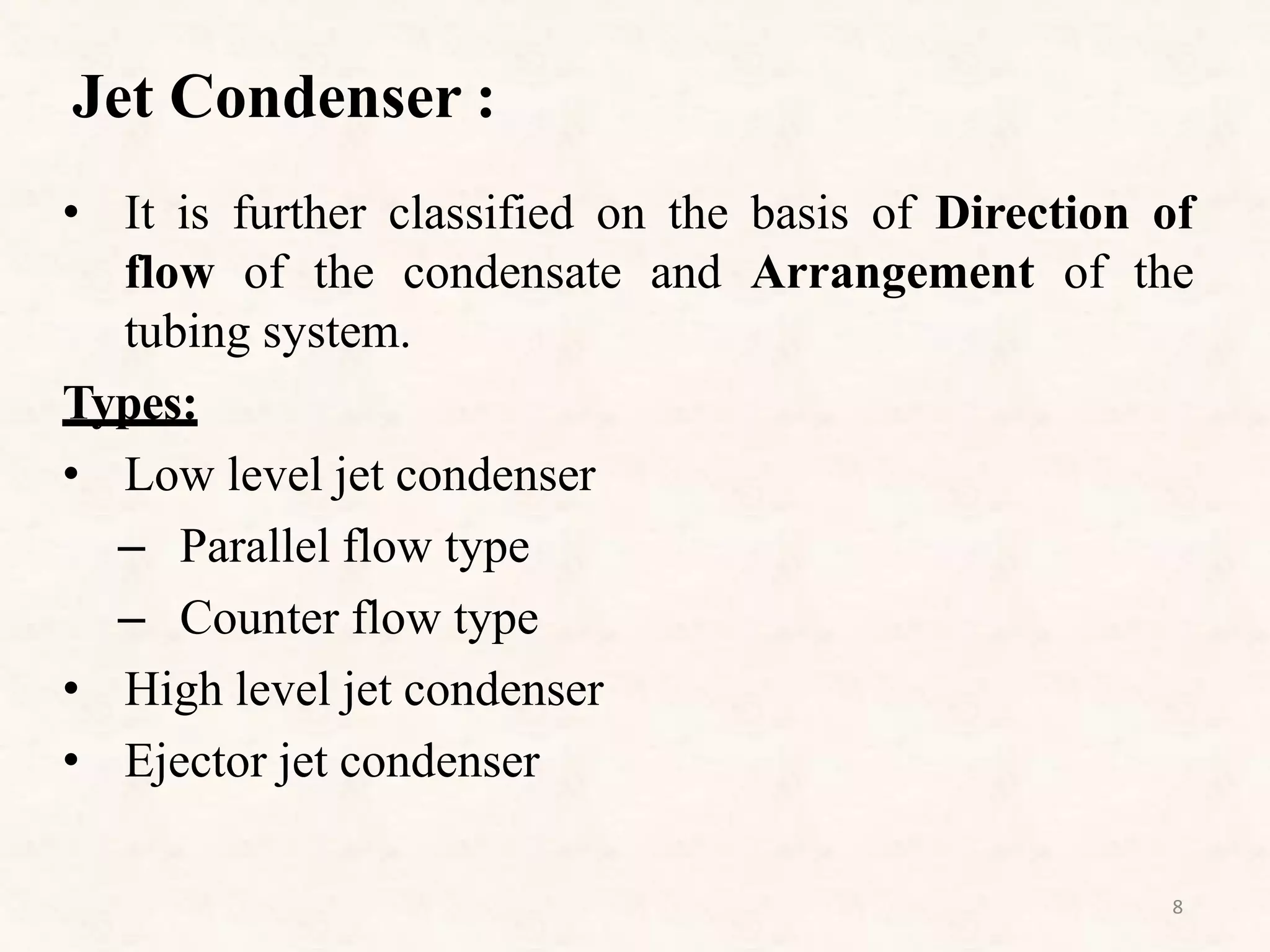 Condenser and cooling tower | PPTX