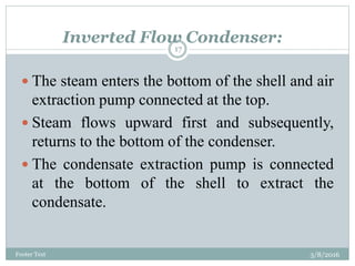 Condenser and its types | PPTX
