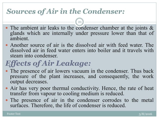 Condenser and its types | PPTX