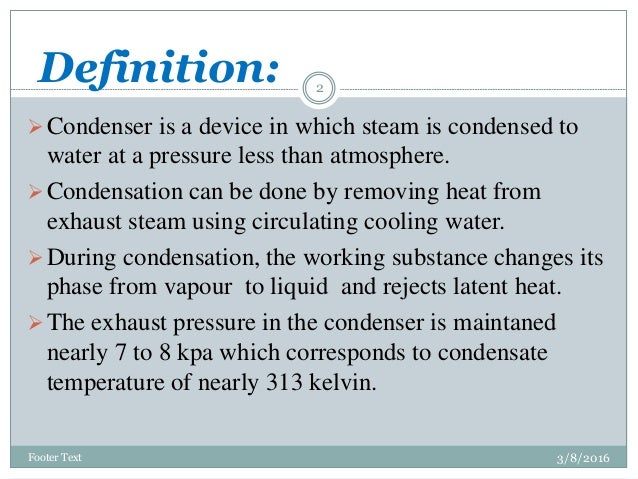 Condenser And Its Types