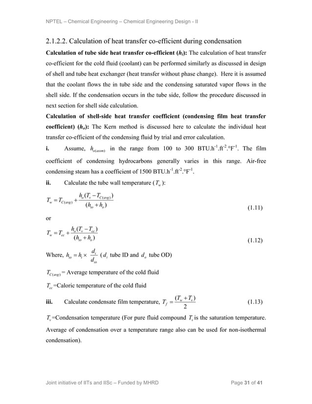 Condenser design | PDF