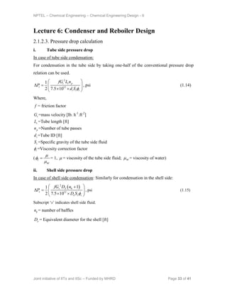 Condenser design | PDF