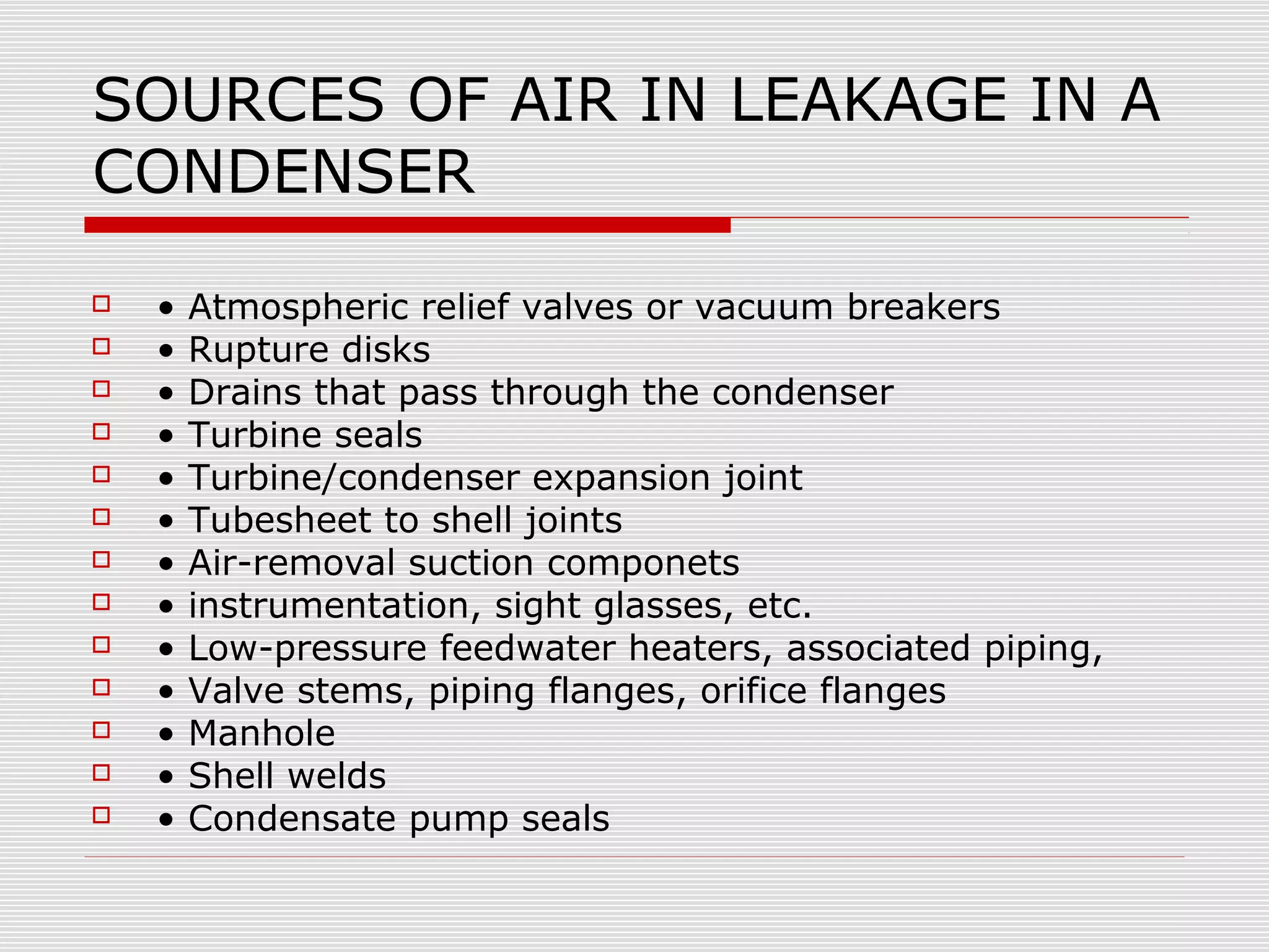 Condenser in thermal power plants | PPT