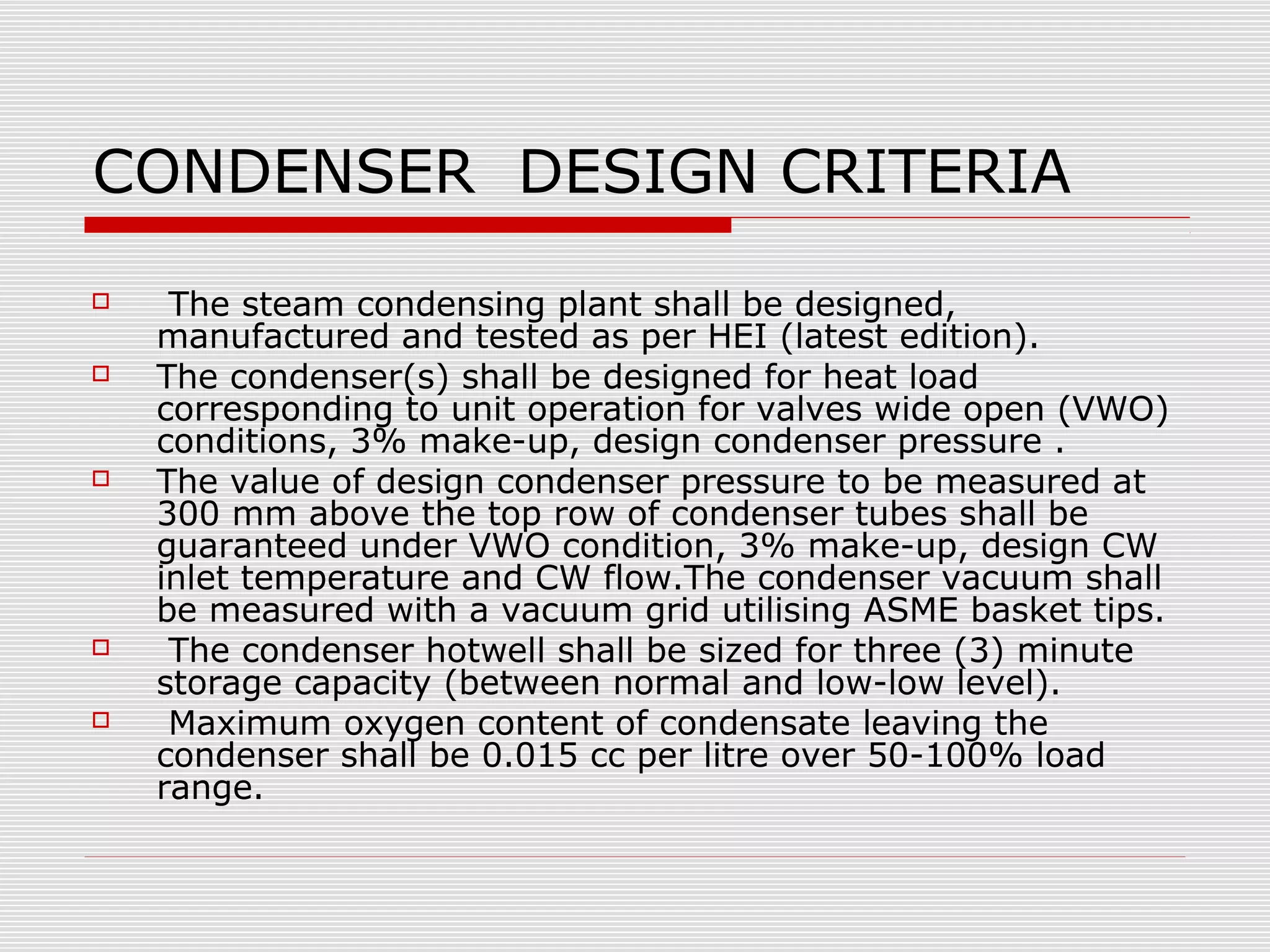 Condenser in thermal power plants | PPT