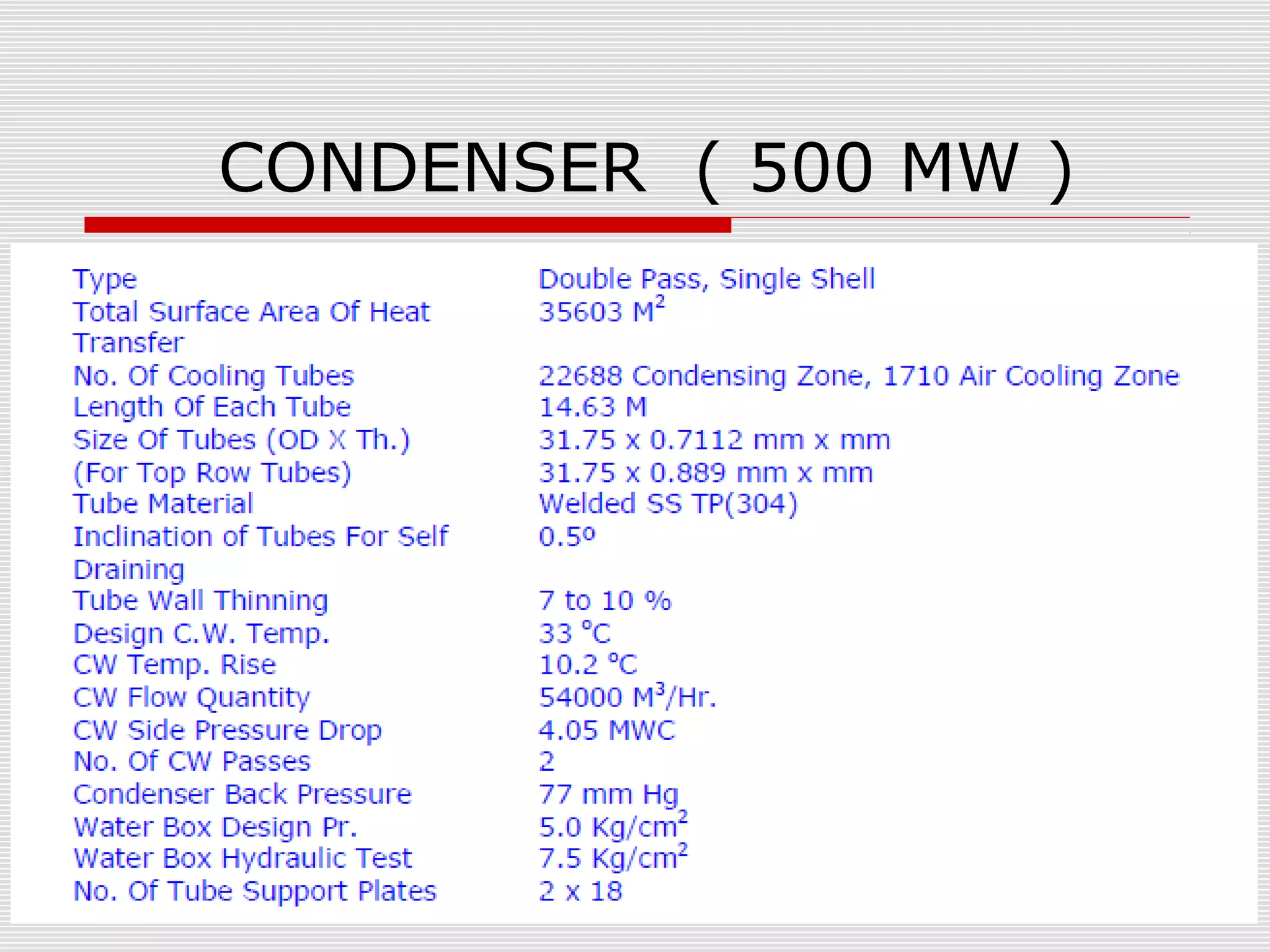 Condenser in thermal power plants | PPT