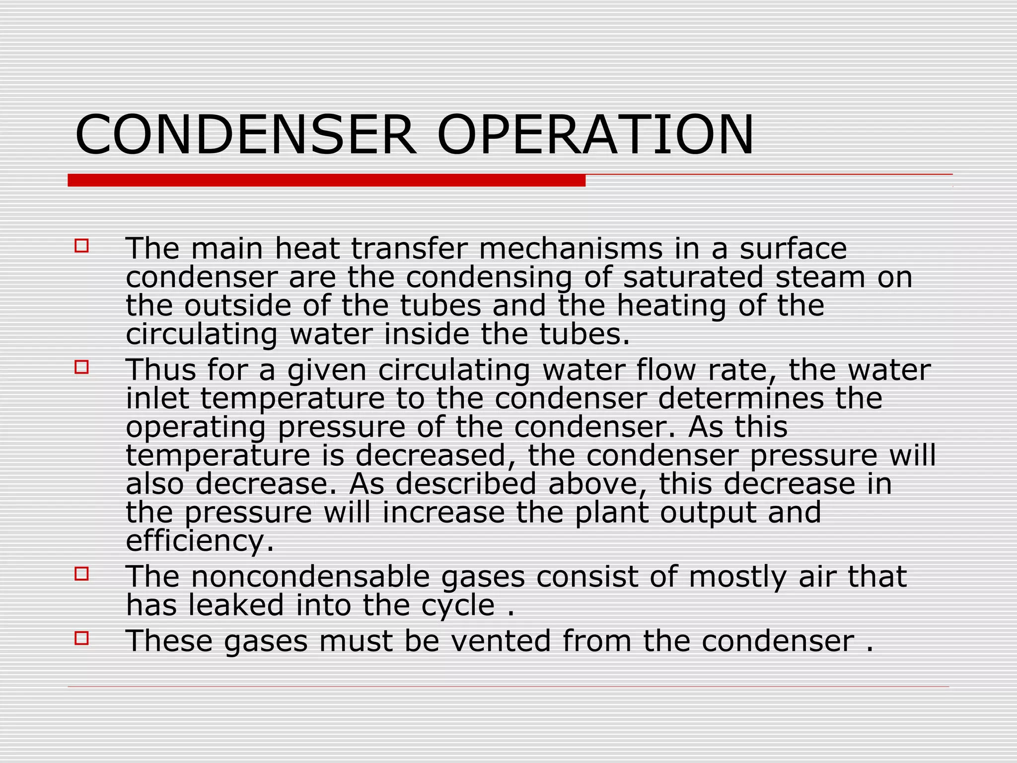 Condenser in thermal power plants | PPT