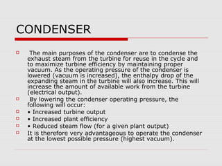 Condenser in thermal power plants | PPT