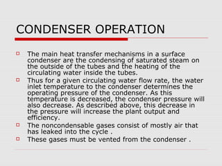 Condenser in thermal power plants | PPT