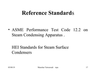 Condenser performance test | PPT