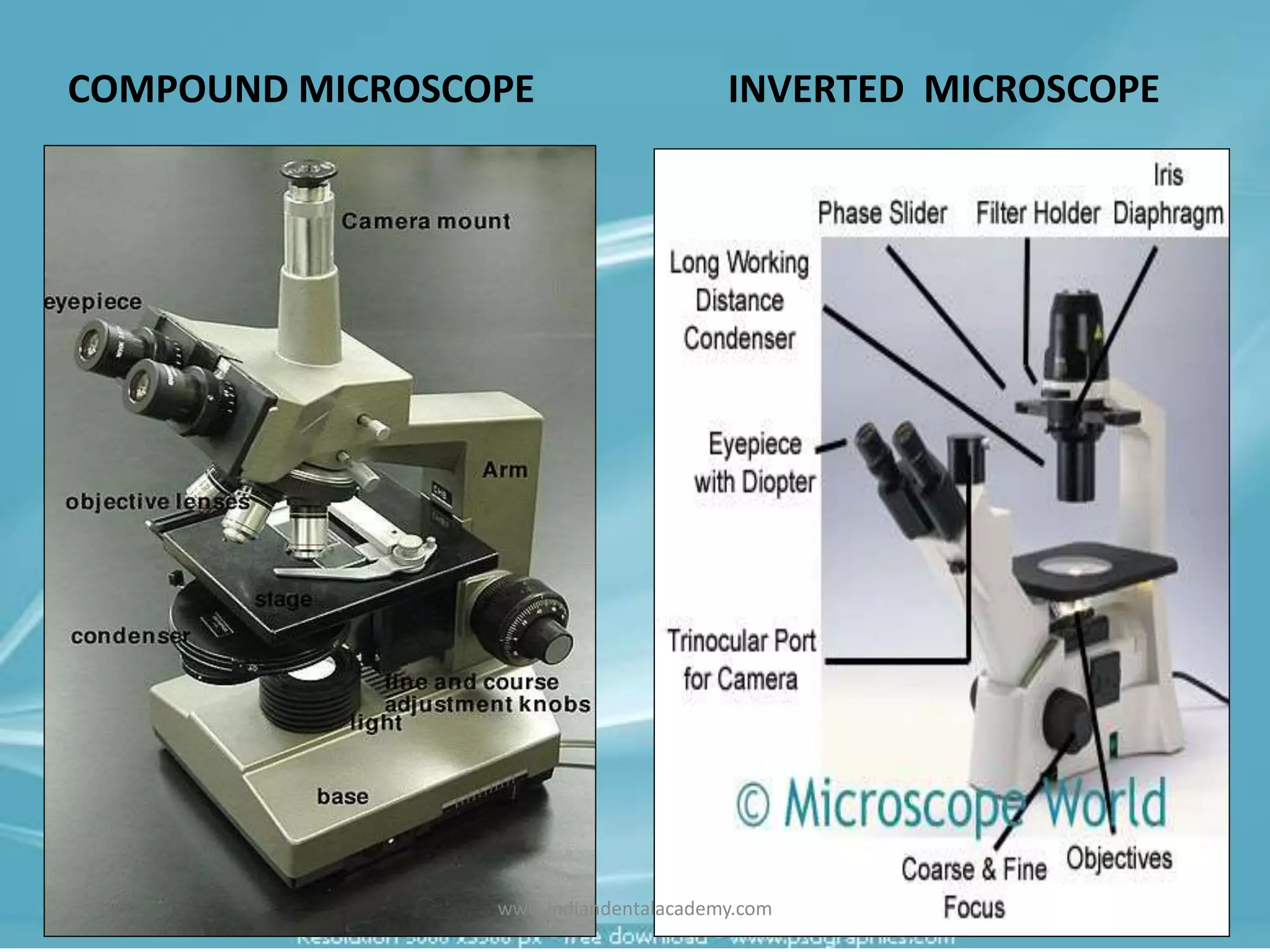 Condensers microscope /orthodontic courses by Indian dental academy | PPTX