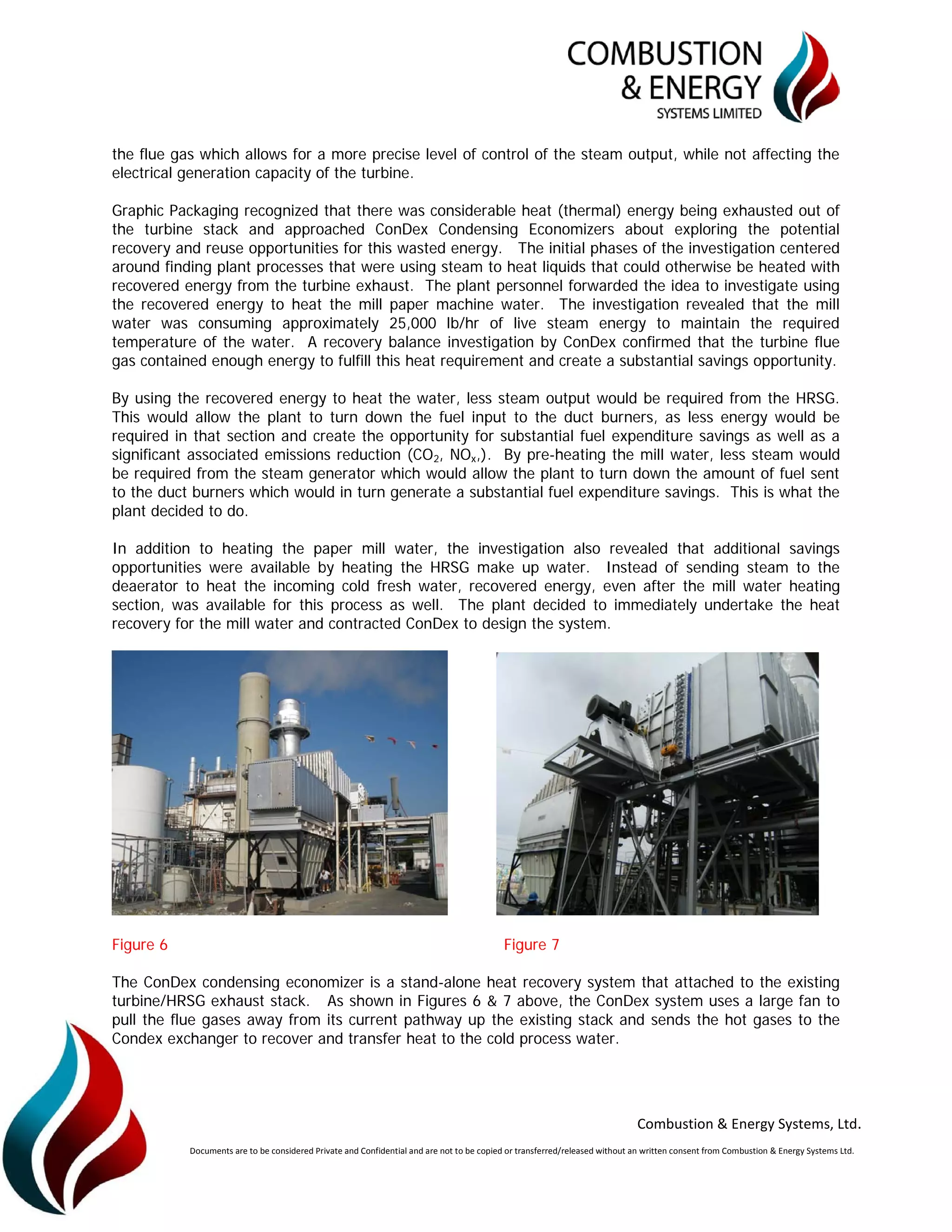 Condensing economizer heat recovery_case_study_sept_2012 | PDF | Power ...