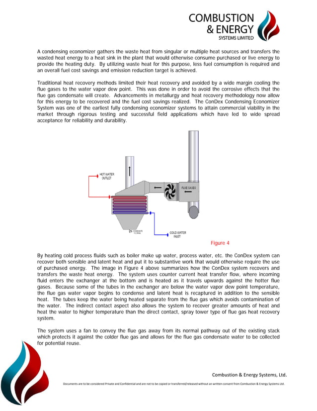 Condensing economizer heat recovery_case_study_sept_2012 | PDF | Power ...