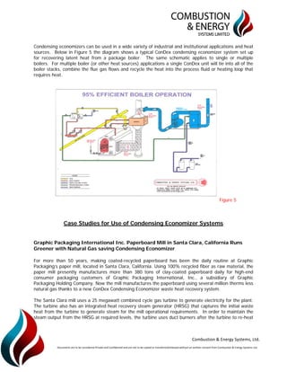 Condensing economizer heat recovery_case_study_sept_2012 | PDF | Power ...