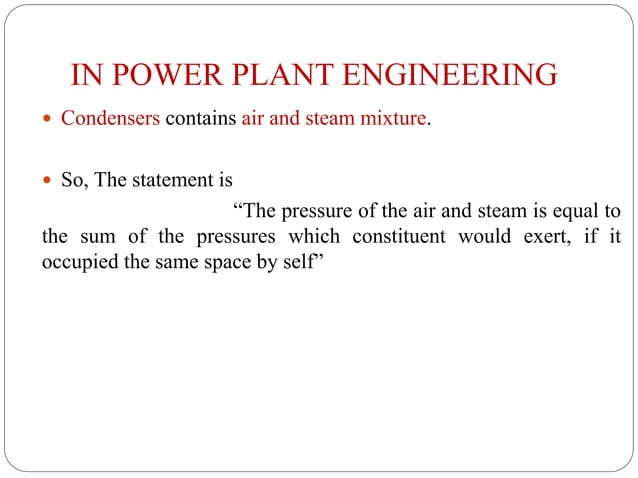 Condenser in Thermal Power Plant | PPTX