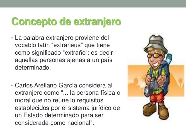 Condición jurídica del extranjero