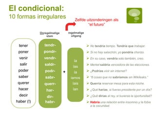 El condicional: formación & uso | PPTX