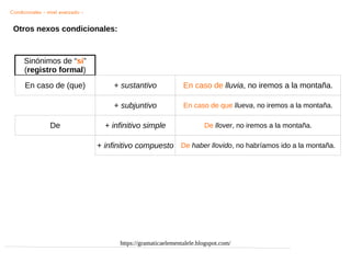 Oraciones y nexos condicionales | PDF
