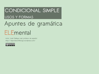 Condicional simple | PDF