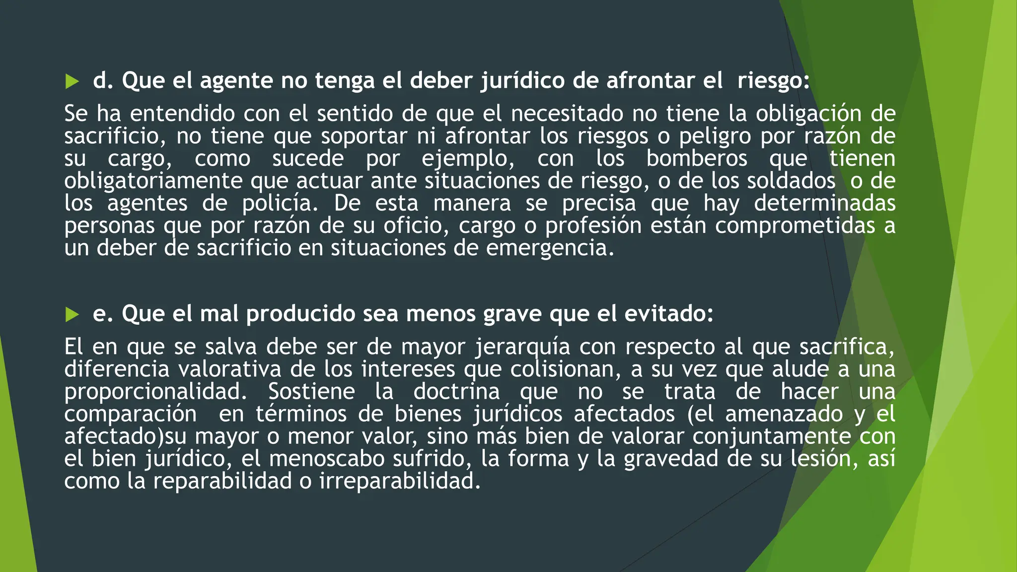 Condiciones del Estado de Necesidad Justificante.pptx