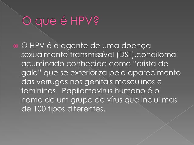 Condiloma acuminado hpv | PPT