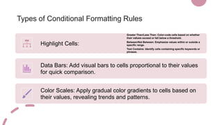 Unleashing Insights: A Guide to Conditional Formatting in Excel | PPT