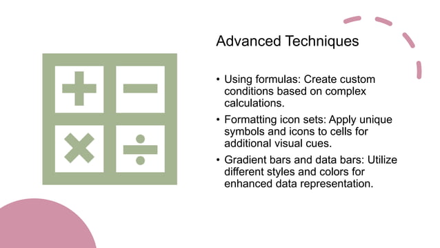 Unleashing Insights A Guide To Conditional Formatting In Excel Ppt