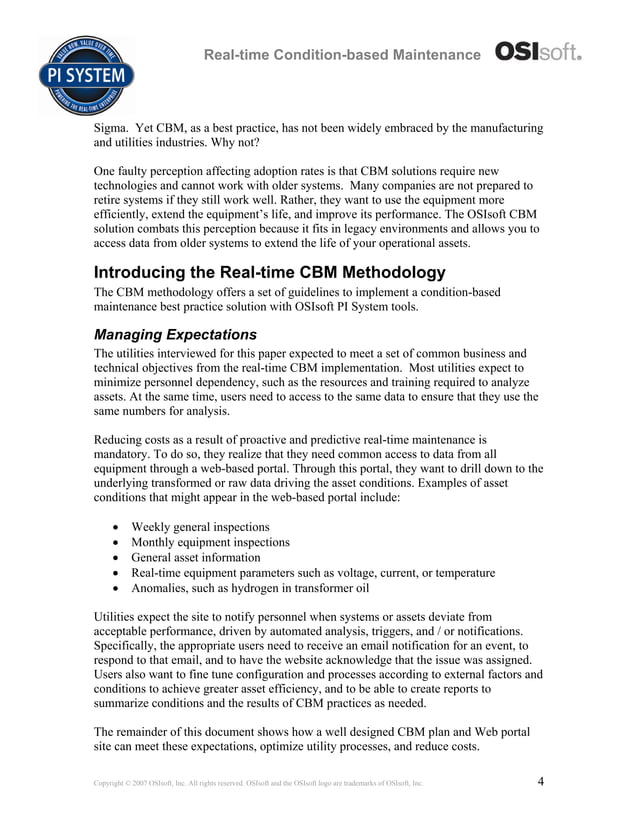 Condition based maintenance | PDF | Computing | Technology & Computing