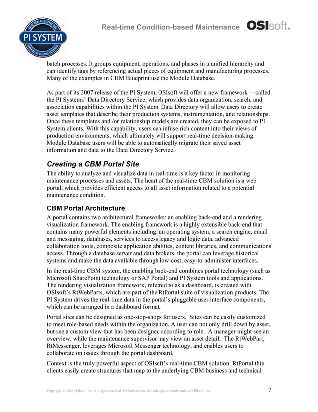 Condition based maintenance | PDF | Computing | Technology & Computing