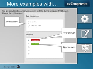 Condition Determination Testing and Coverage. ISTQB White-box ...