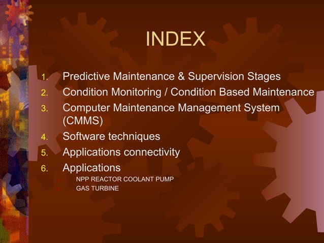 condition-monitoring introduction about re | PPT