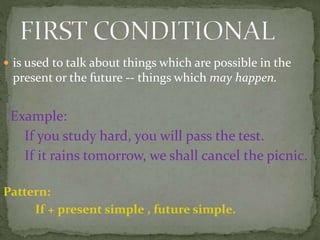 Conditional Sentences | PPTX