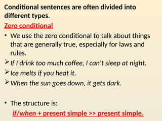 CONDITIONAL ....'IF' CLAUSE english materialpptx | PPT