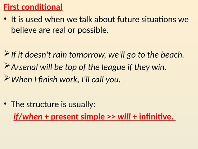 CONDITIONAL ....'IF' CLAUSE english materialpptx | PPT