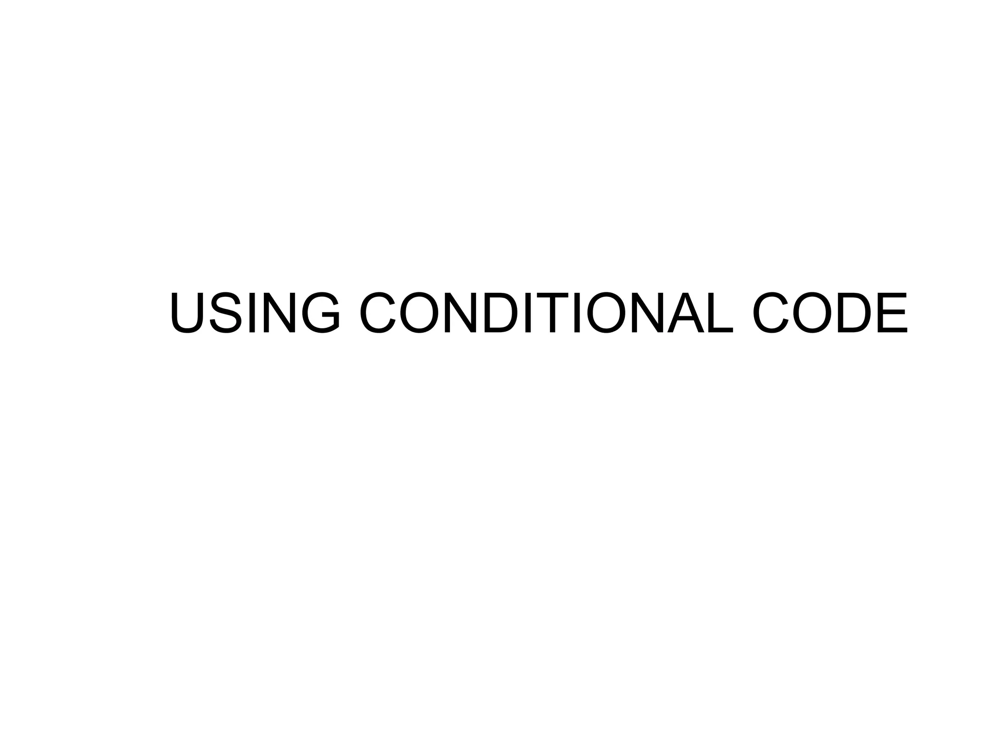 Loops And Branches PPT loops-and-branches-ppt