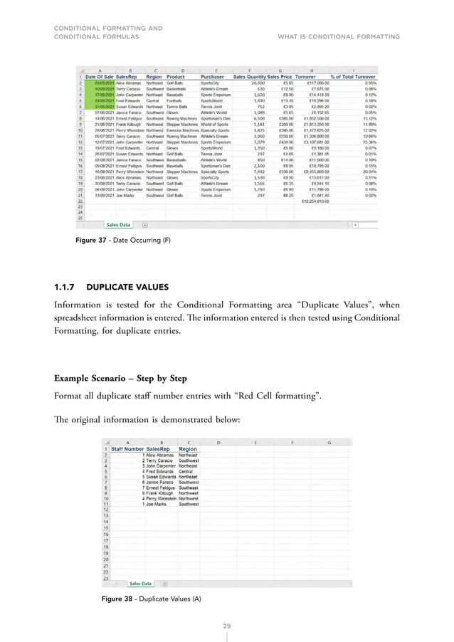 Conditional Formatting And Conditional Formulaspdf