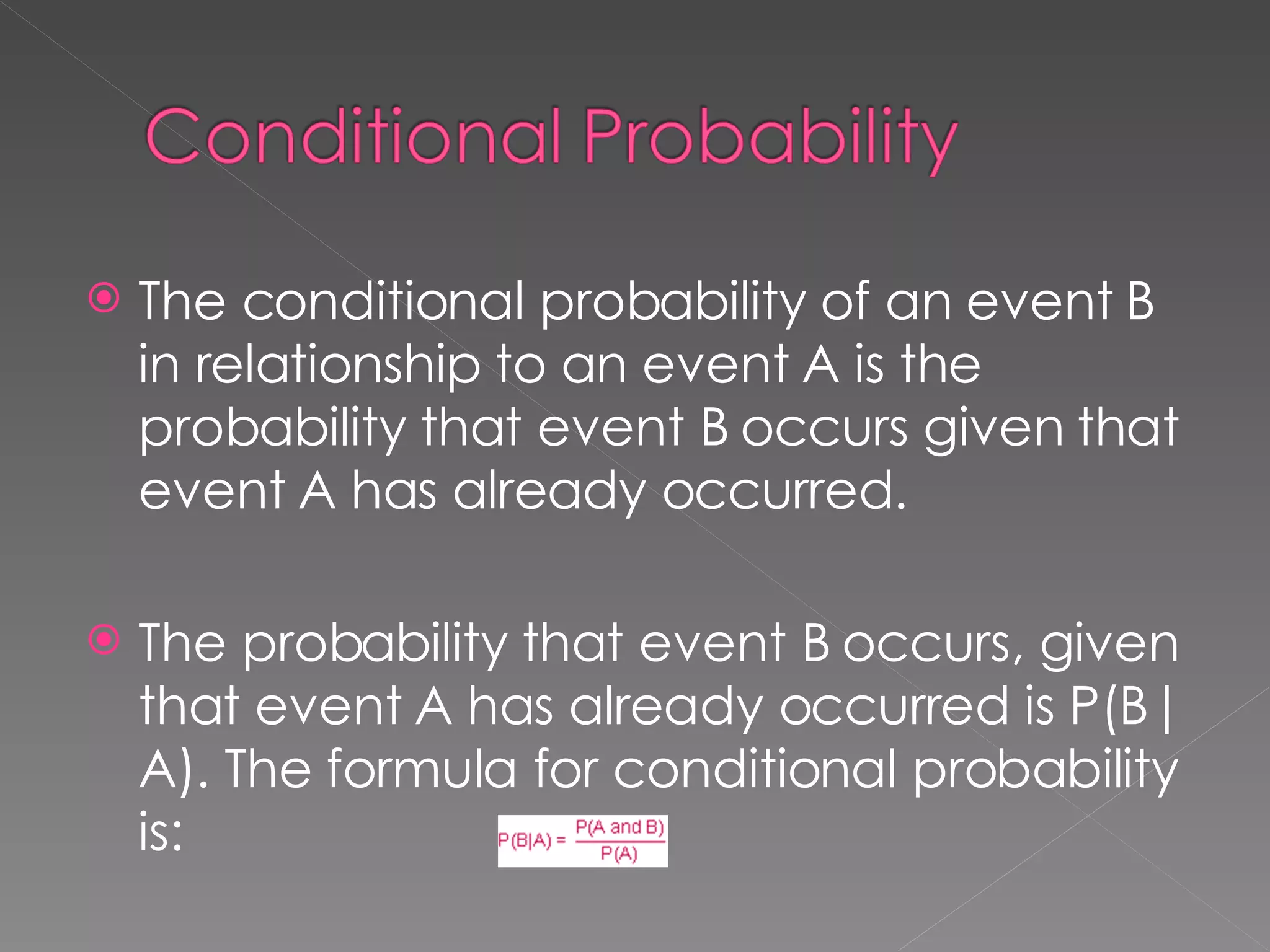 Conditional Probability | PPT