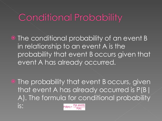 Conditional Probability