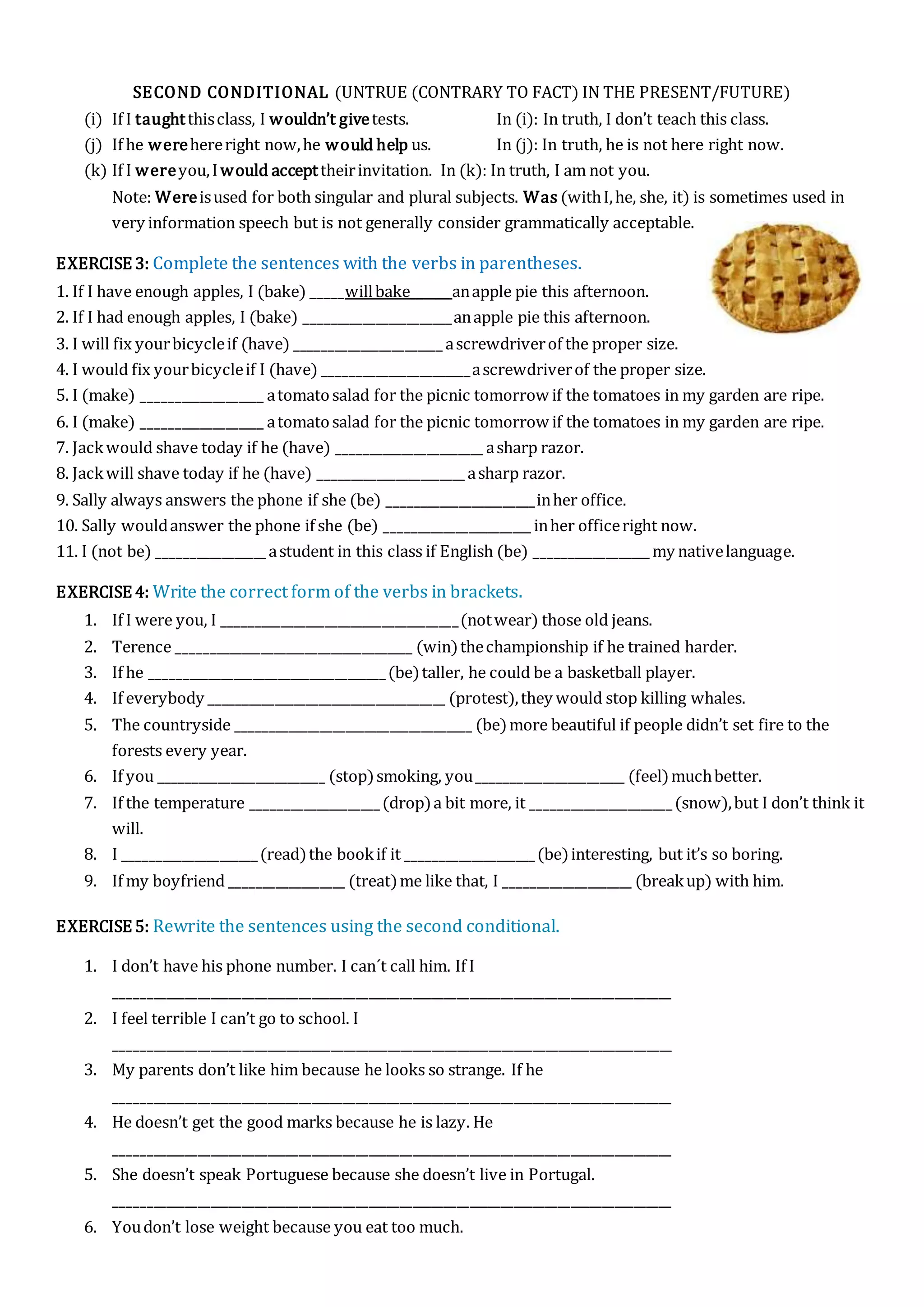 Conditional sentences- | DOCX