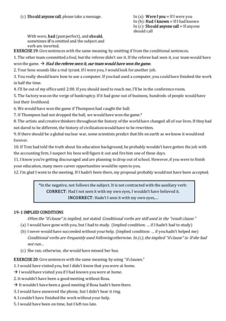 Conditional sentences- | DOCX