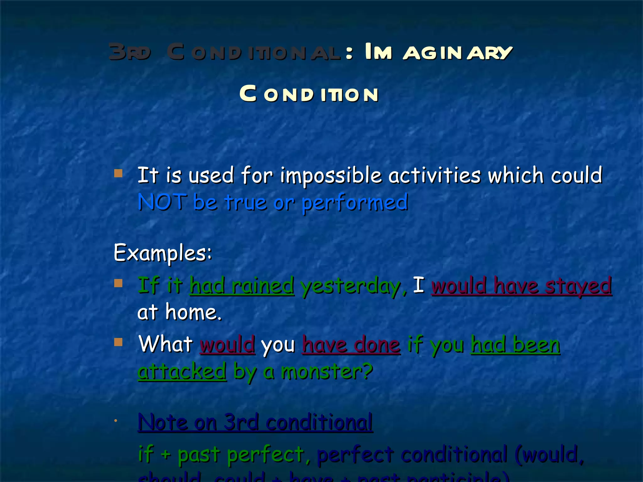 Conditional sentences | PPT