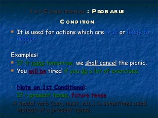 Conditional sentences | PPT